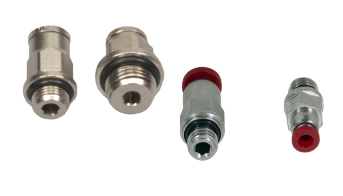 Plastic hose and push-in couplings