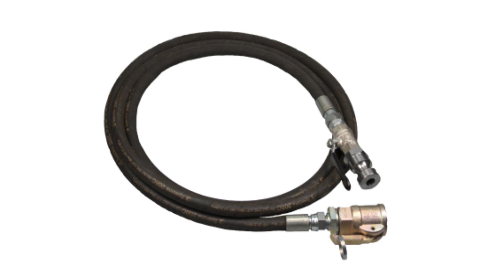 Injection hose and hydraulic couplings/adaptors